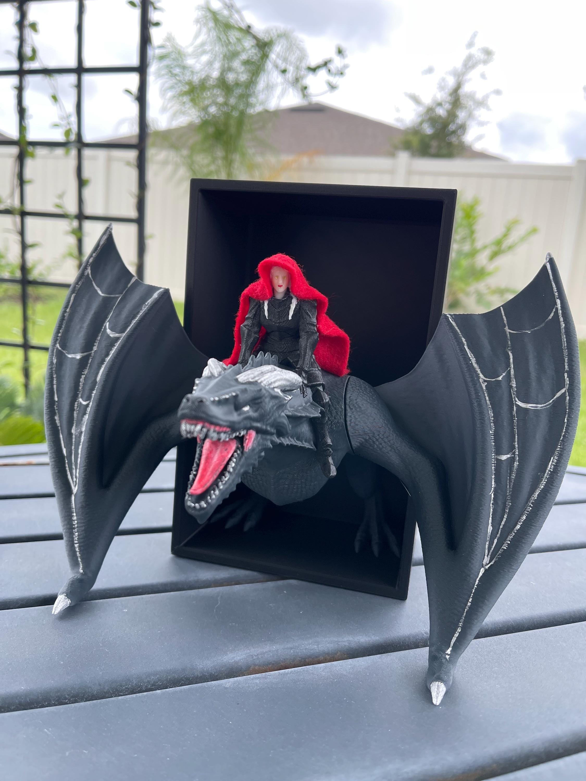 Dragon Rider Iron Teeth Book Nook | Fantasy Decor | Create Fantasy Crafts
